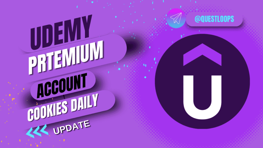 Udemy Premium Account Cookies 2025 - Daily Update